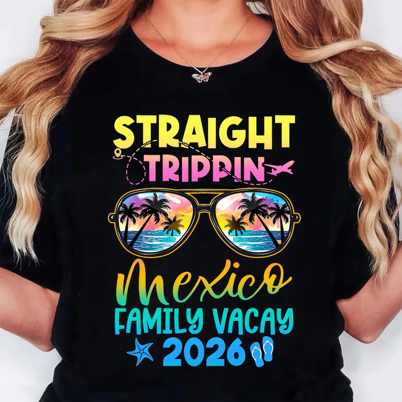 Mexico Trip 2026 PNG Bundle, Cancun Vacation Shirt Design, Birthday ...
