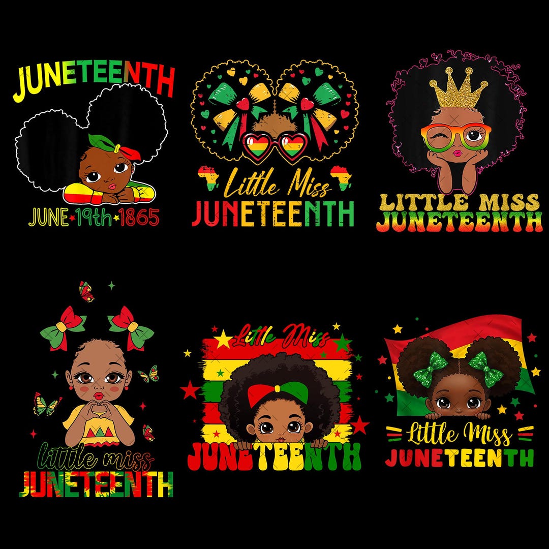 Little Miss Juneteenth PNG, Juneteenth Png, Black History Png ...