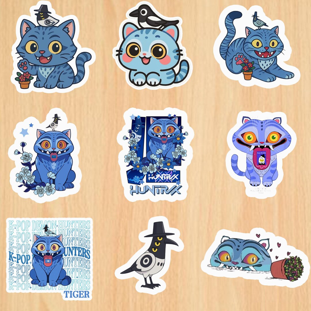 KPOP Demon Hunters Sticker BUNDLE, Kpop Demon Hunters, Huntr/x Sticker ...