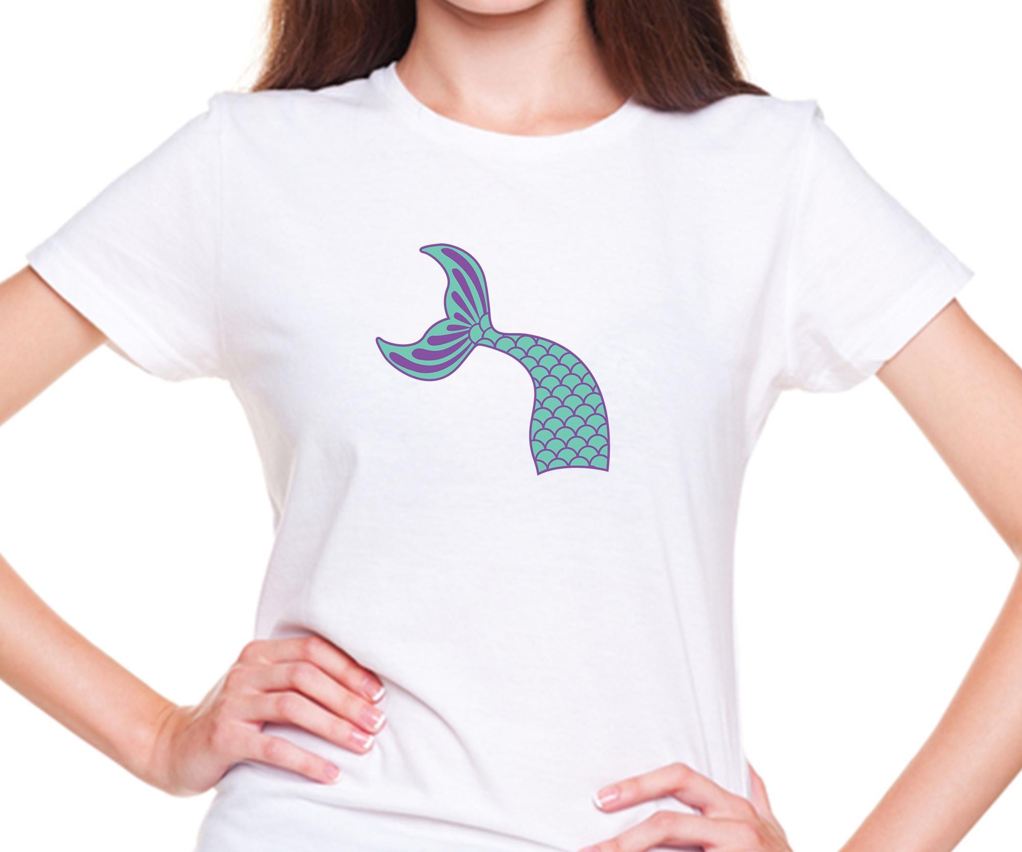 Mermaid Clip Art, Mermaid Tail SVG, Mermaid Layered, Mermaid 3D ...