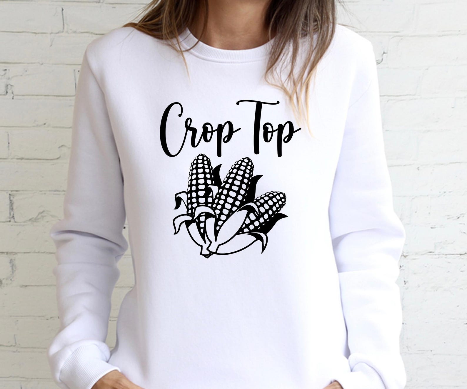 Crop Top Svg, Corn Farmer Svg, Crop Svg Tshirts, Iron On, Heat Transfer ...