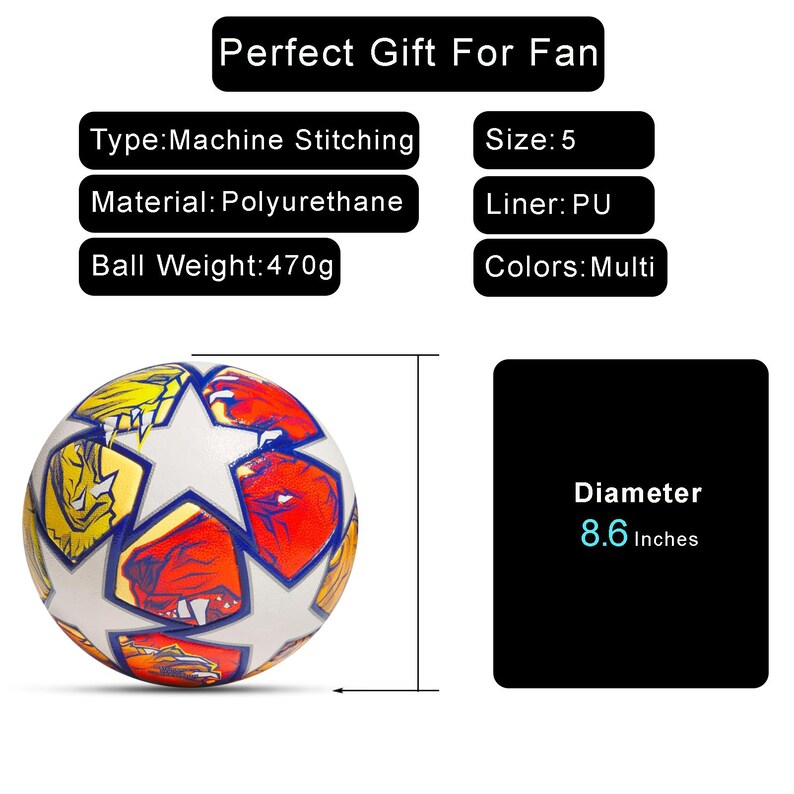 Champions League 2024 Soccer Ball: Size 5 London Tournament Design - Etsy