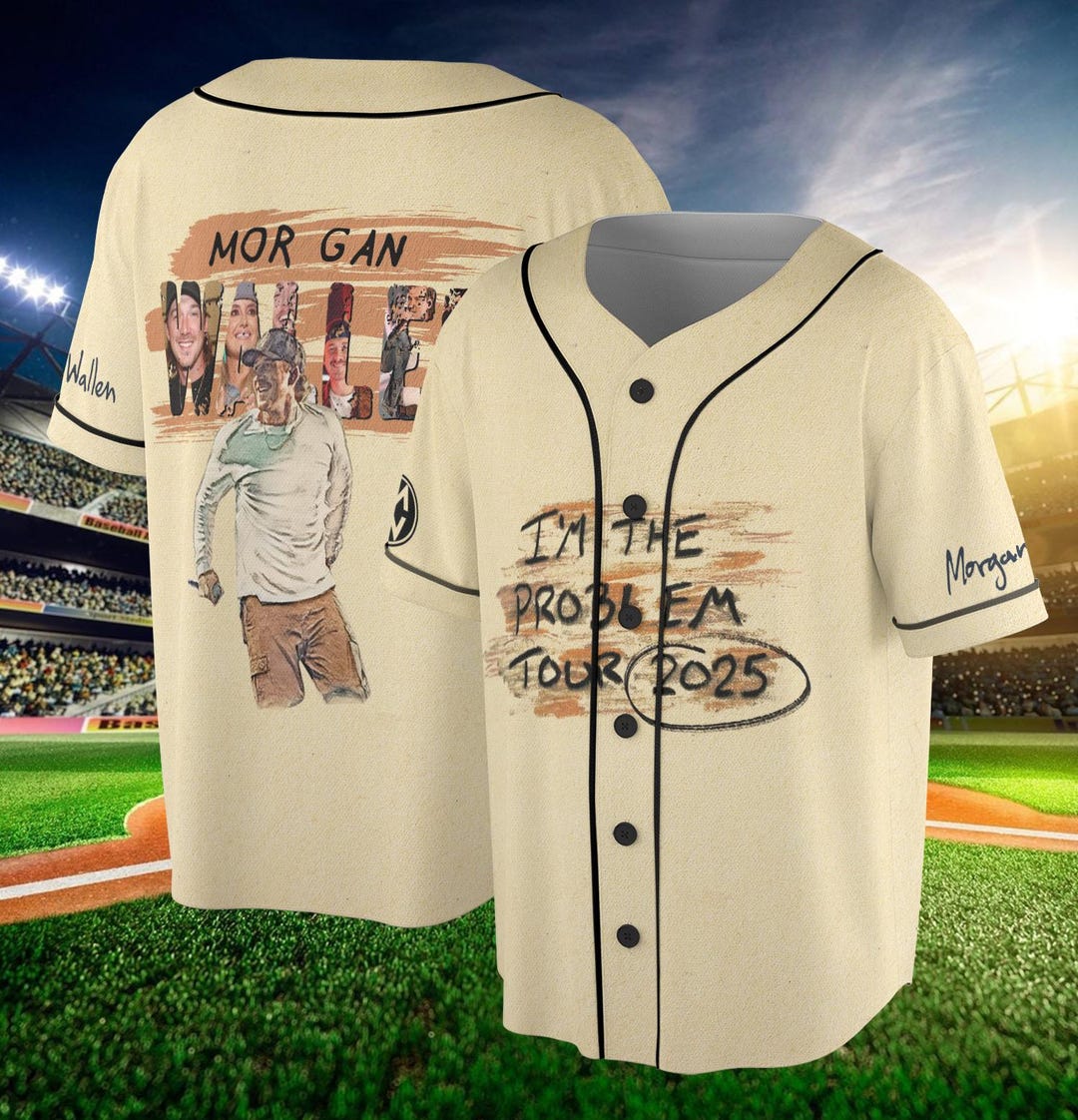 Morgan I Am the Problem Tour 2025 Jersey, Cowboy Western Music Concert ...