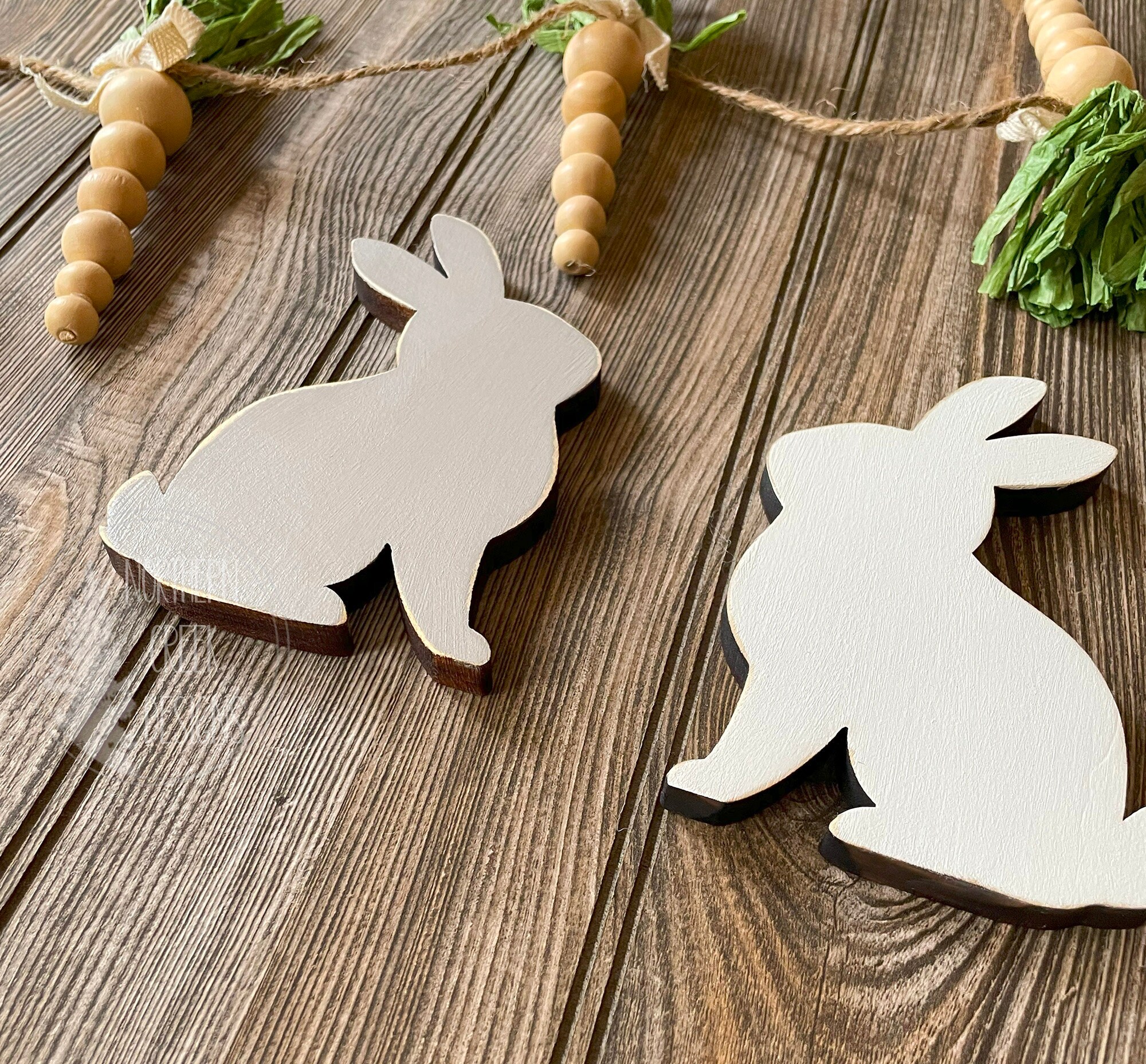 Wood Rustic Bunny | Spring Decor | Easter Bunny | Nursery Decor | Bunny ...