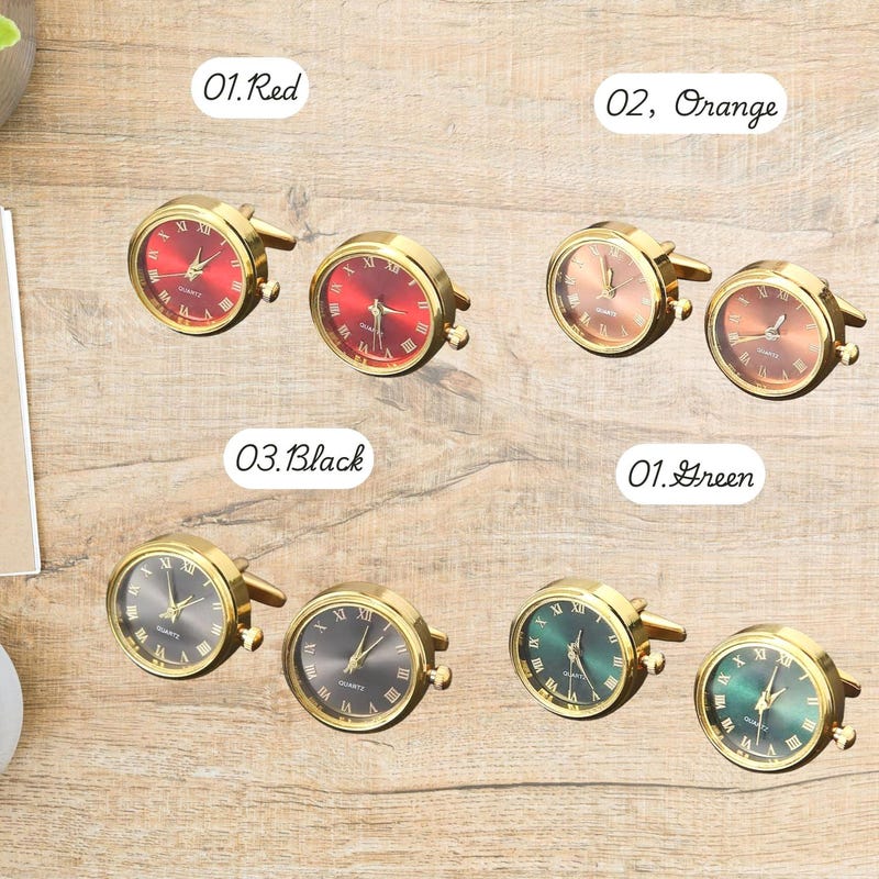 Clock Cufflinks - Etsy