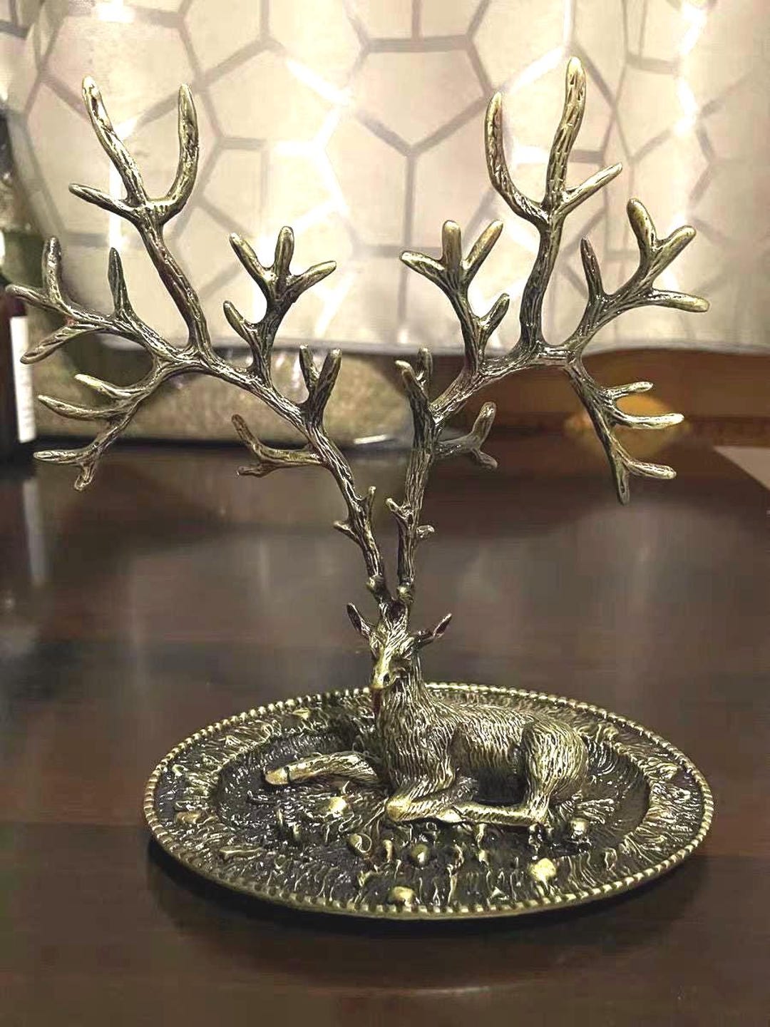 Nordic Deer Antler Jewelry Display Rack, Personalized Christmas Gift ...