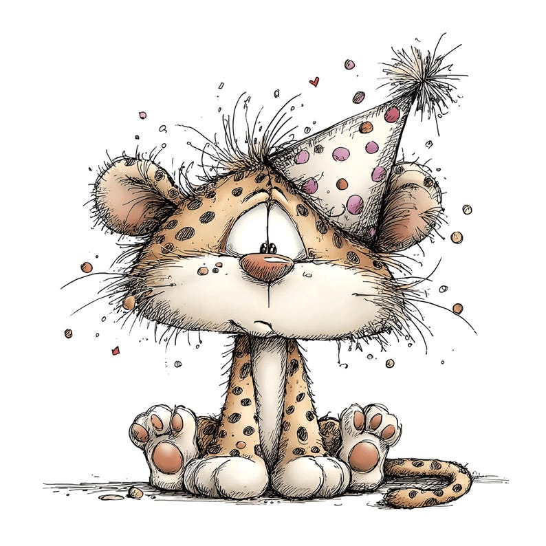 Safari Birthday Clipart PNG Bundle | Cute Jungle Animals Watercolor ...