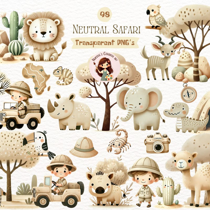 Jeep Safari Clipart - Etsy UK