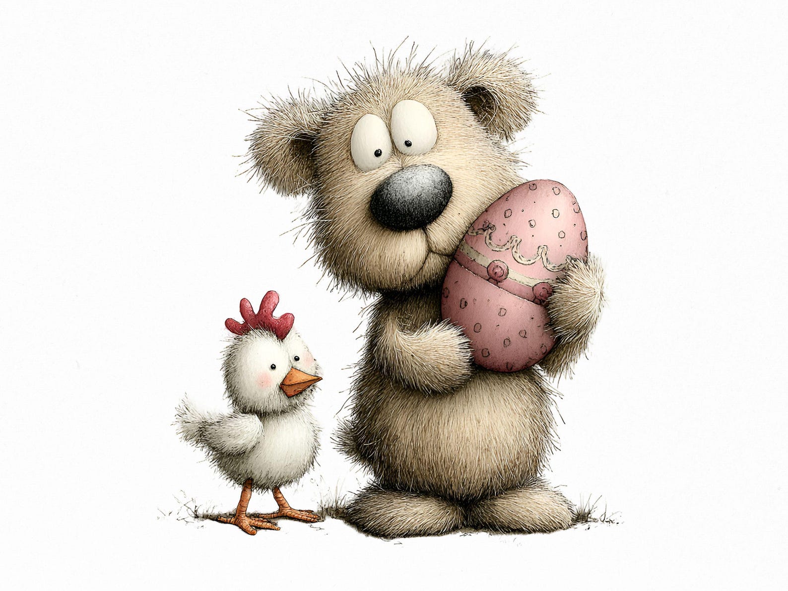 Easter Bear Clipart PNG Bundle, Cute Spring Teddy Bear With Eggs, Baby ...