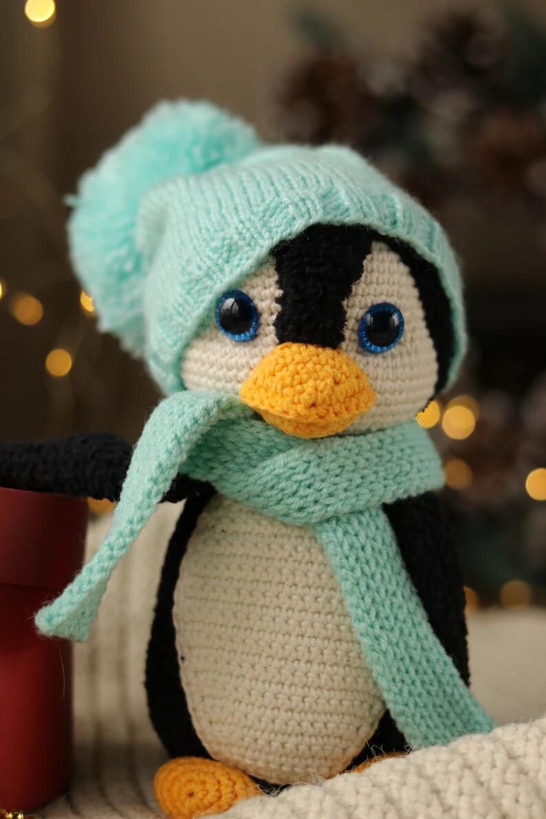 Penguin Crochet Pattern, PDF Crochet Pattern, Amigurumi Pattern, Baby Penguin Pattern, Low-sew ...