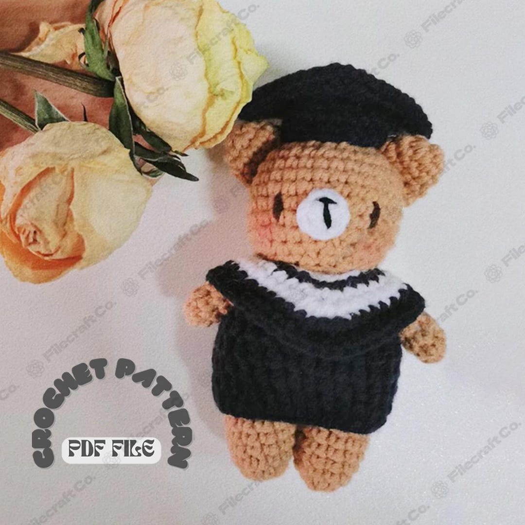 Amigurumi Graduation Bear CROCHET PATTERN, Idea Graduation Gifts ...