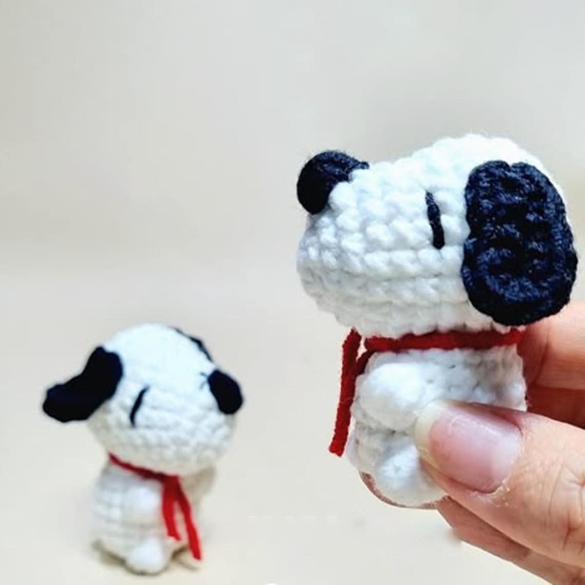 Mini Snoopy Keychain Crochet Pattern, Lovely Handcrafted Easy Gifts ...