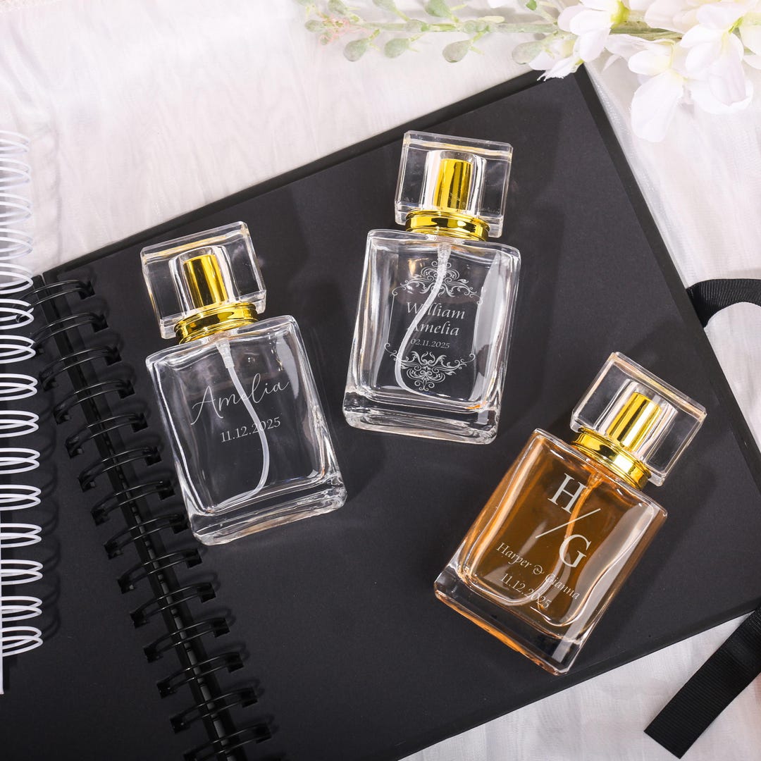 Personalized Engraved Perfume Bottle | Wedding Mother of Bride ...