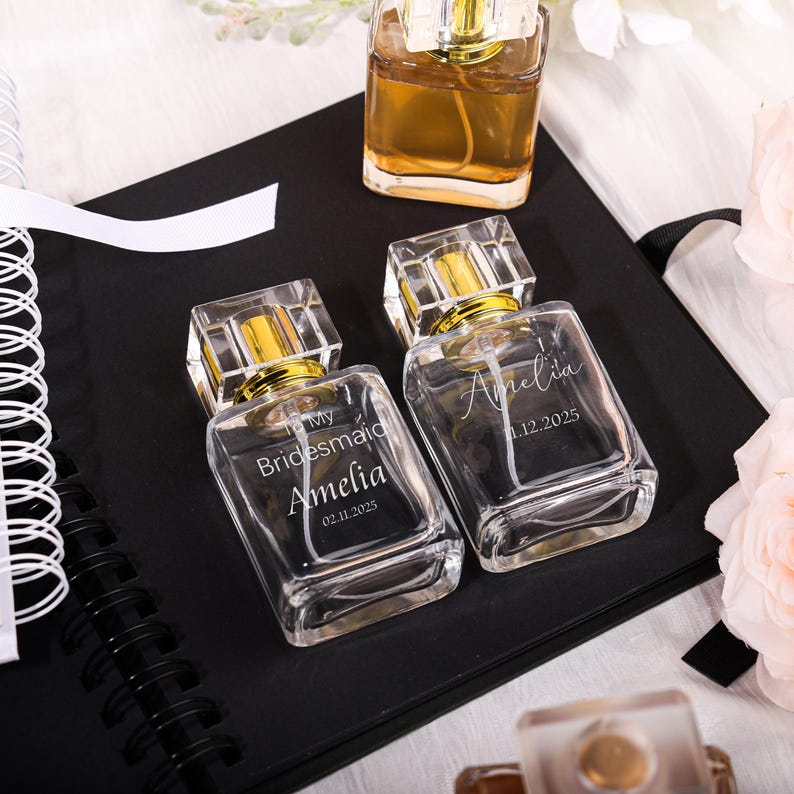 Personalized Engraved Perfume Bottle | Wedding Mother of Bride ...