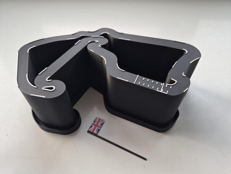 Black Edition Silverstone Race Track Planter Indoor Plant Pot With ...