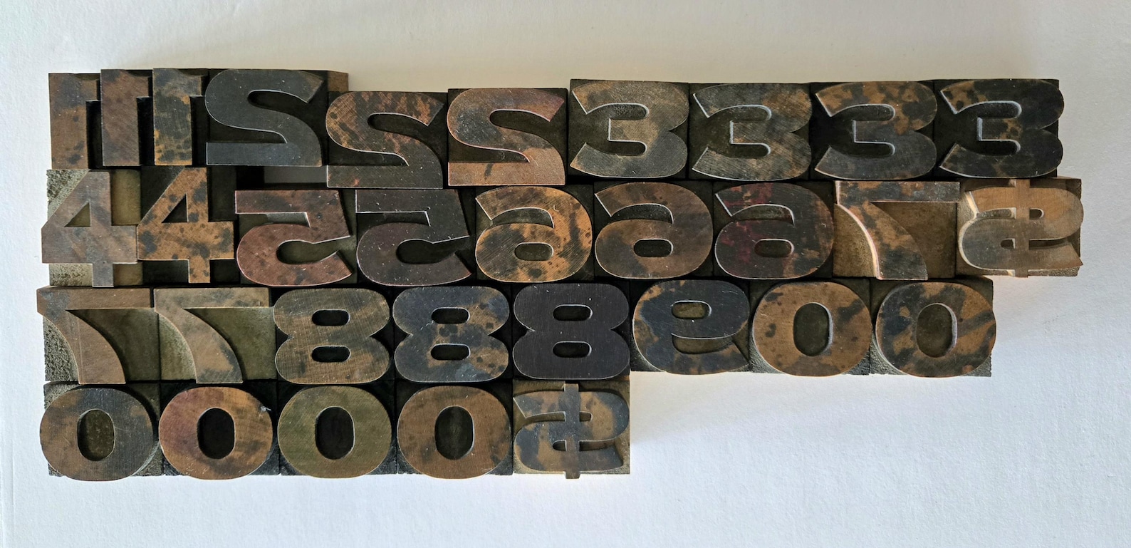 Vintage Wood Letterpress Type Set: 72 Pt Alphabet & Numbers - Etsy