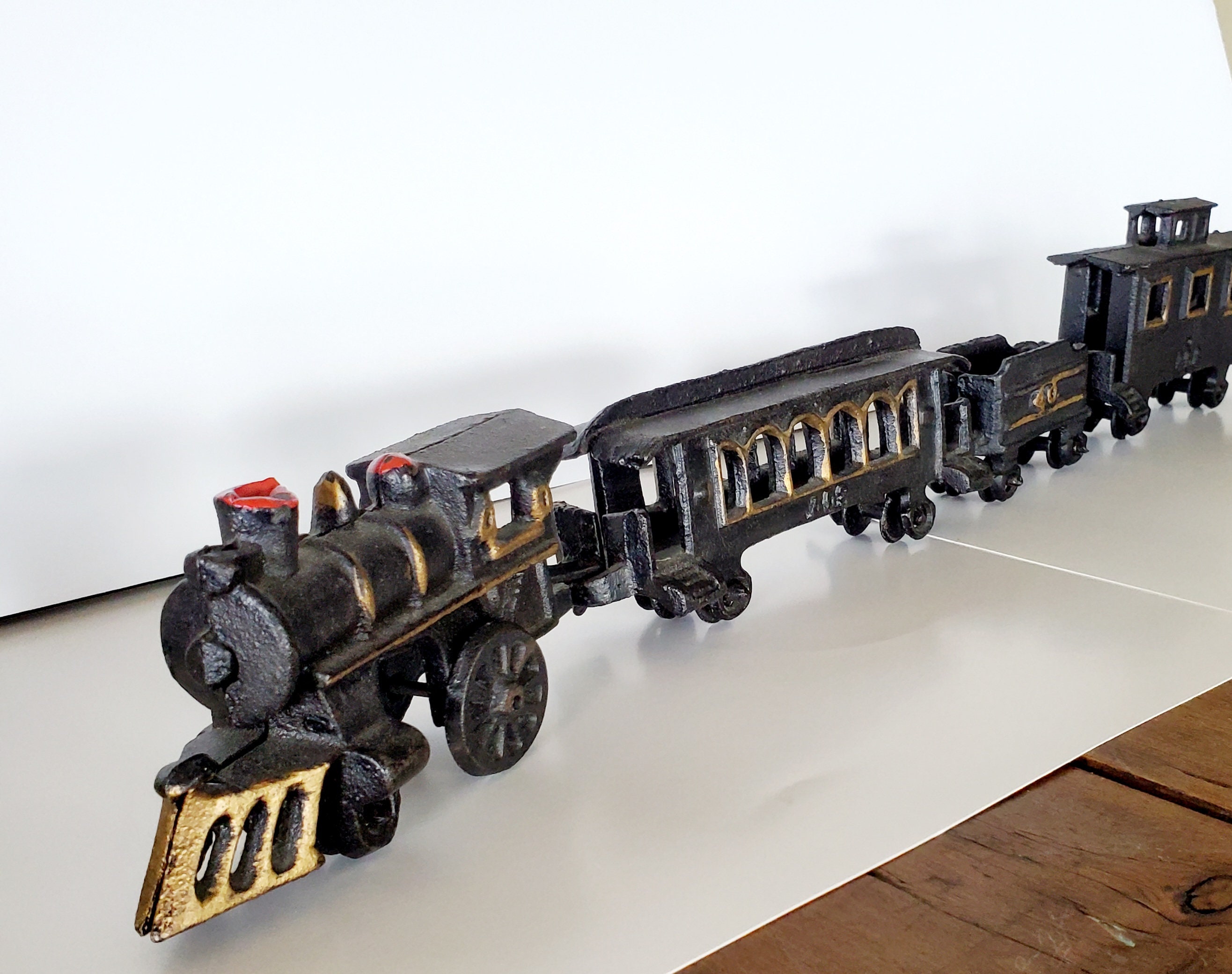Vintage Cast Iron Train Set 4 Piece 40 403 404 Toy FREE SHIPPING - Etsy
