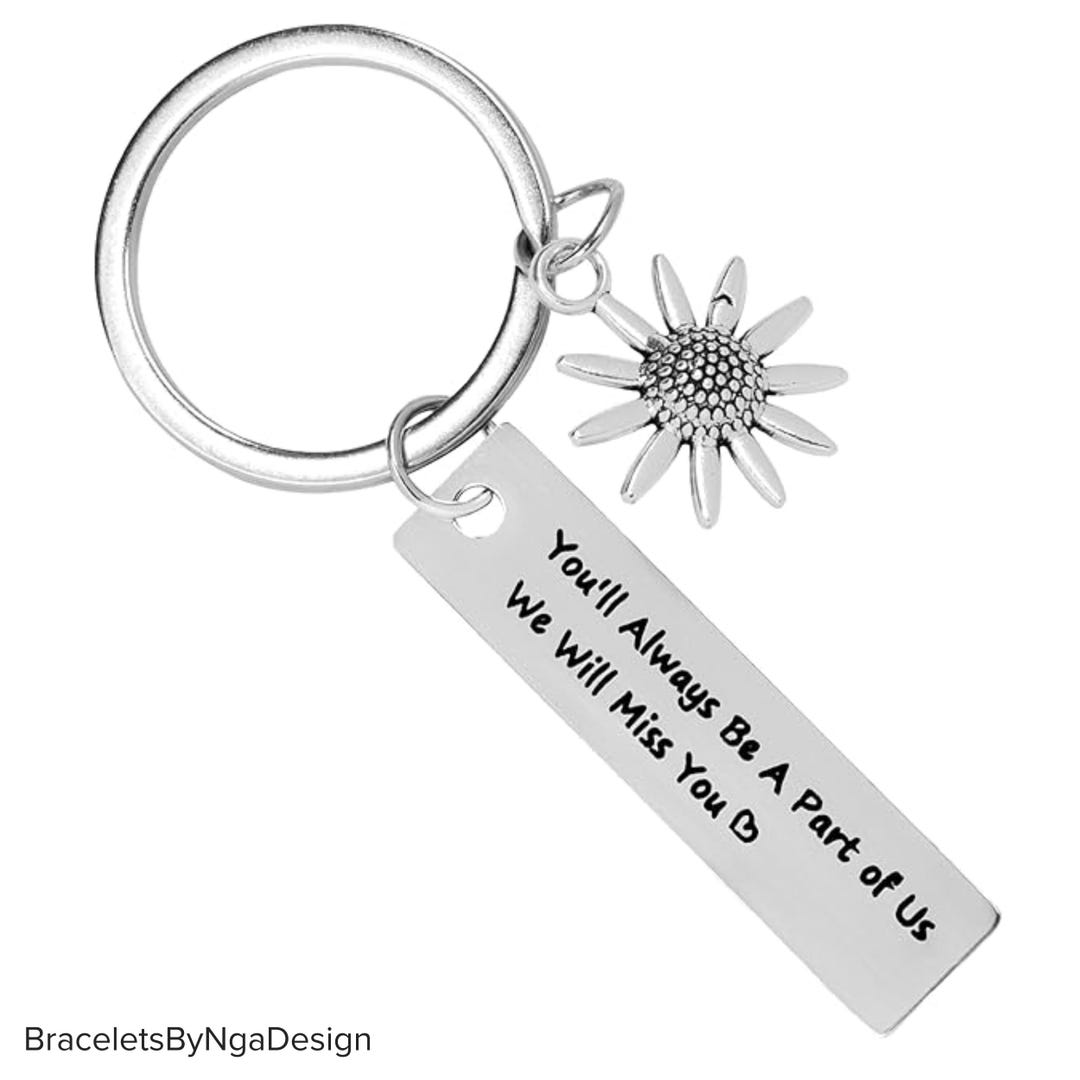 Farewell Keychain Gift, You'll Always Be a Part of Us–we Will Miss You ...