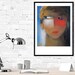 Abstract Portrait Men Painting Wall Art Canvas Print, Figurative ...