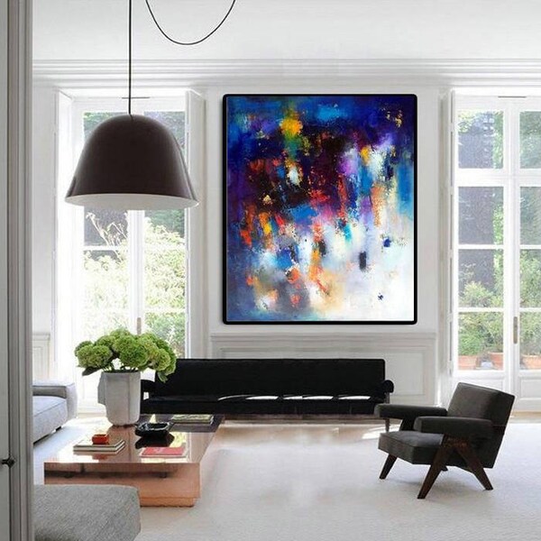 Cobalt Blue Art - Etsy