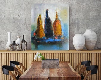 Abstract kitchen art | Etsy