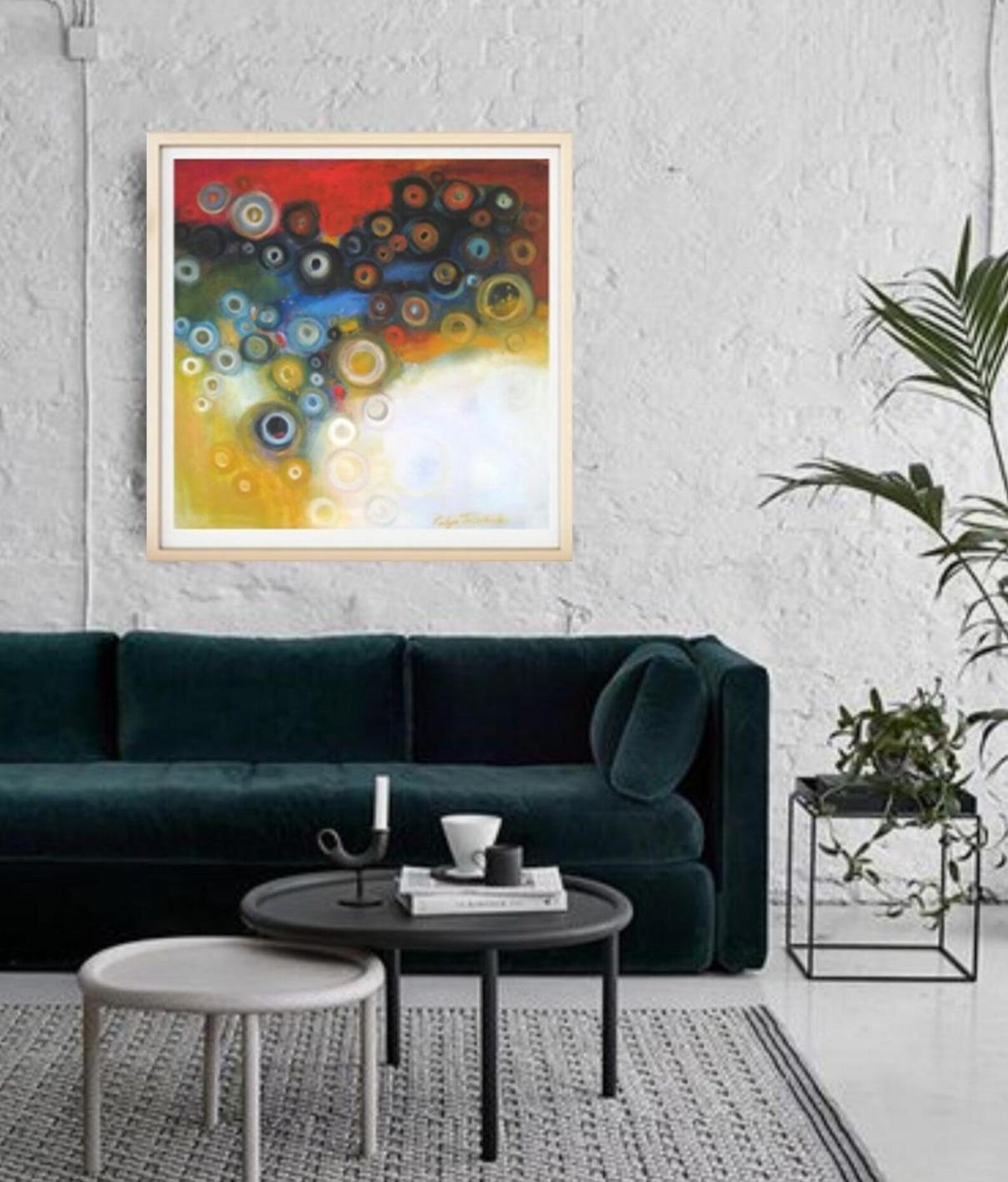Modern Abstract Wall Art Painting Square Art Canvas Prints - Etsy