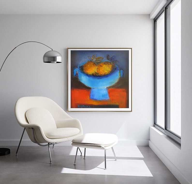 Abstract Wall Art Canvas Print Modern Kitchen Still Life - Etsy
