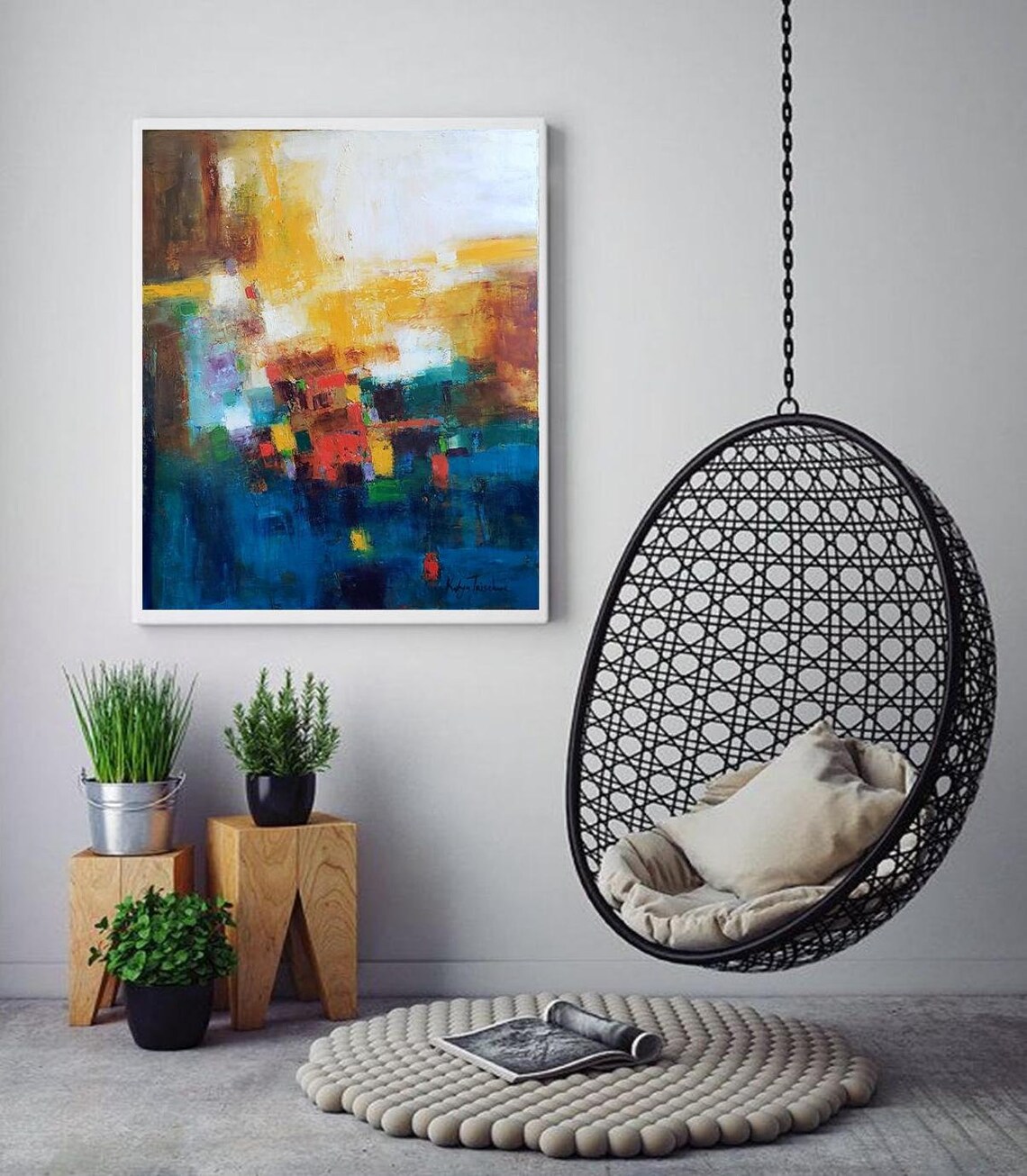 Extra Large Wall Art Print Abstract Art Canvas Oversized - Etsy