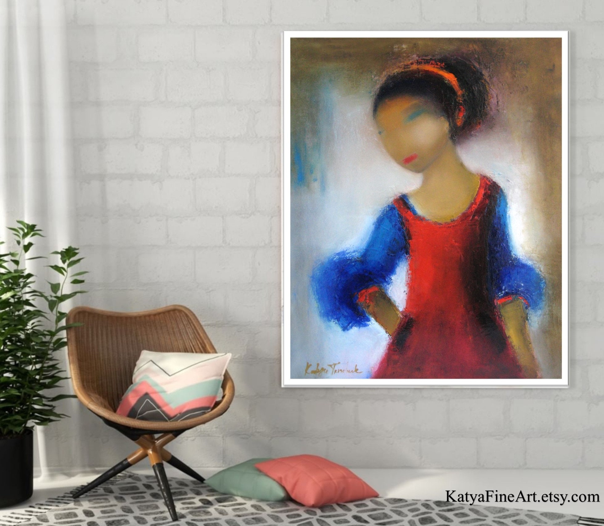 Digital Prints Prints Portrait african woman print Painting female ...