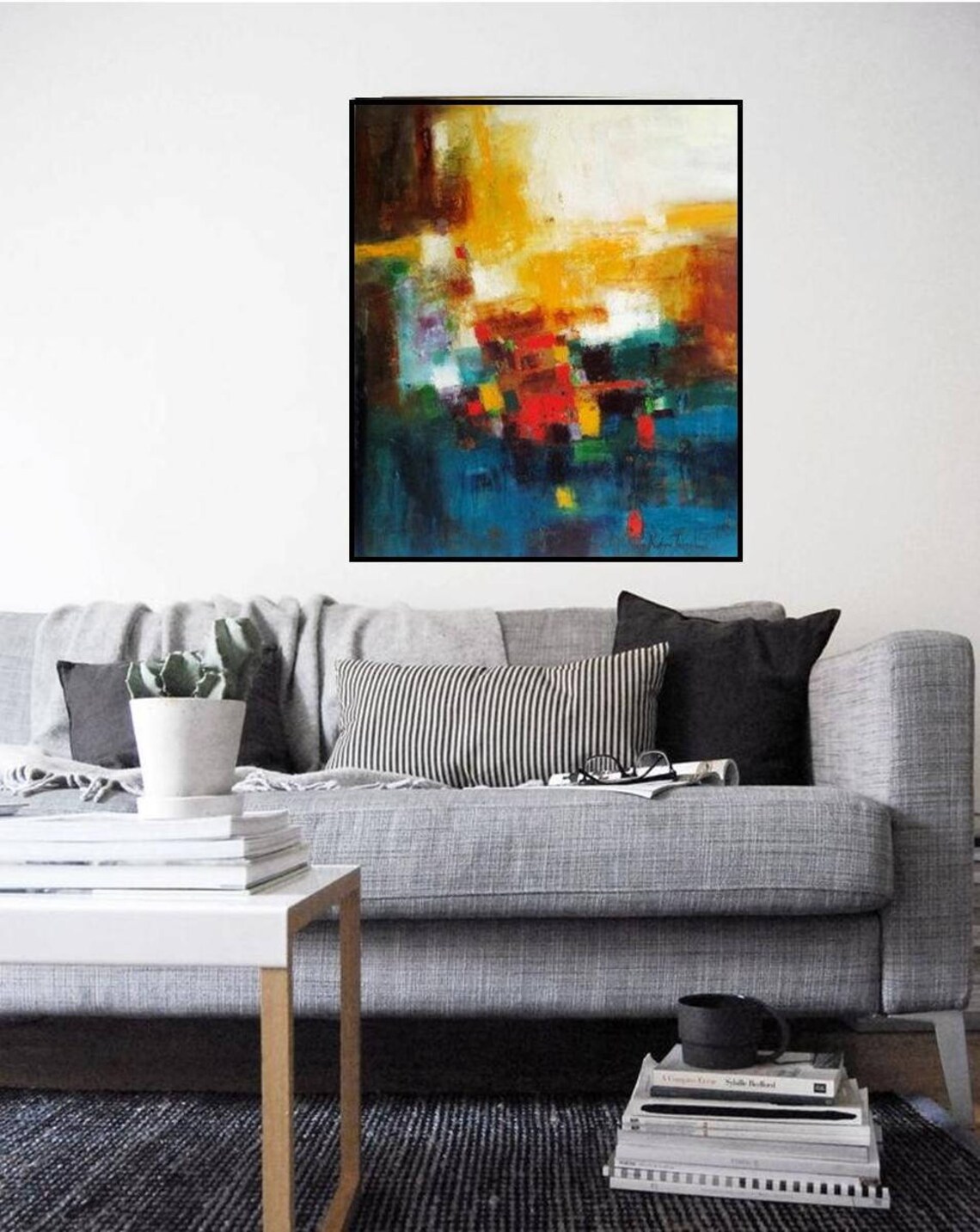 Extra Large Wall Art Print Abstract Art Canvas Oversized - Etsy