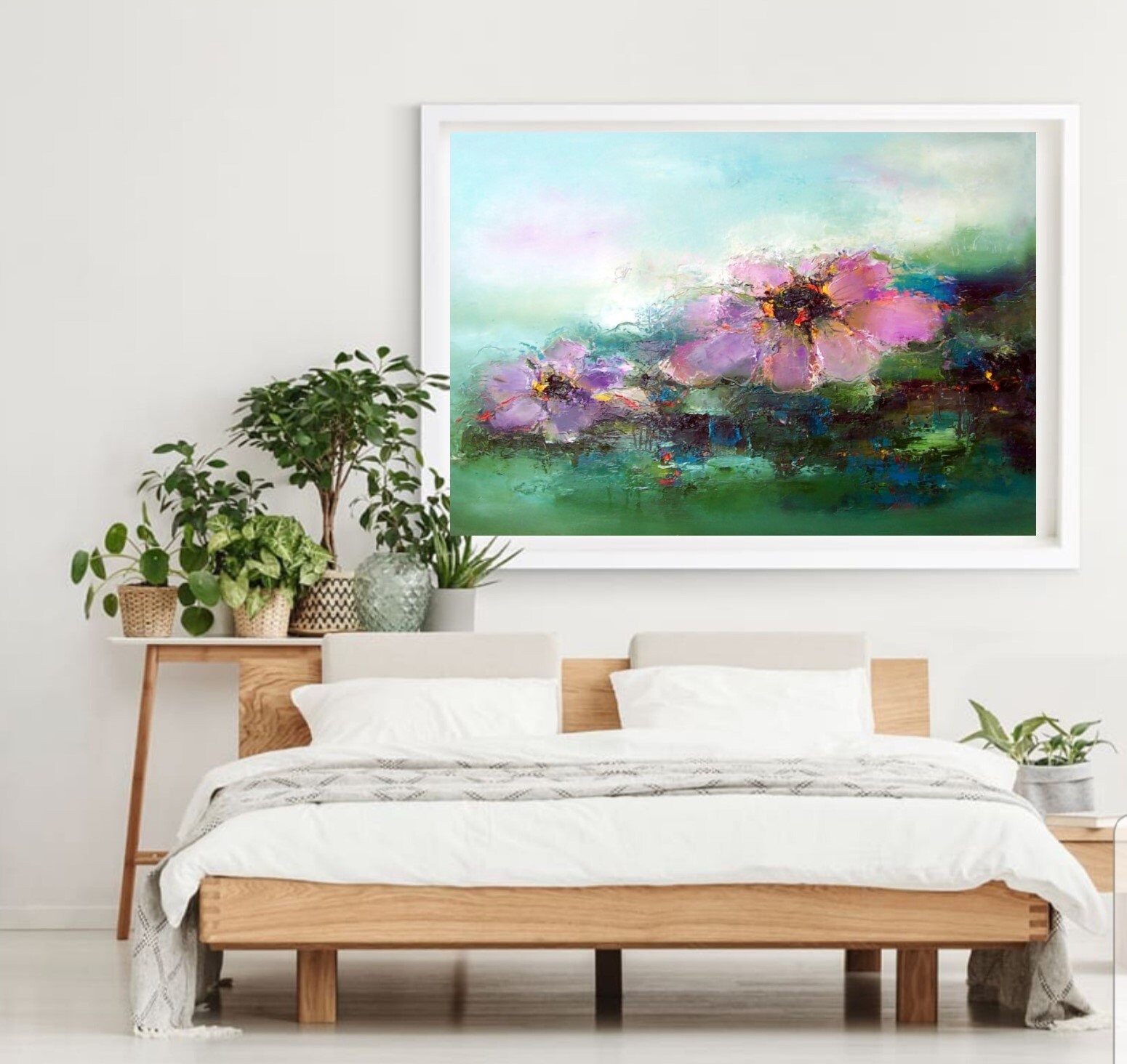 Wall Hangings Prints Abstract Art Landscape Above the Bed Decor Long ...