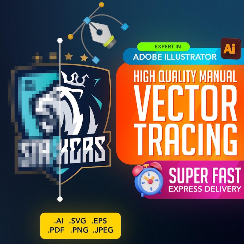 Image to Vector, Custom SVG, Convert to Vector Graphics, Logo ...