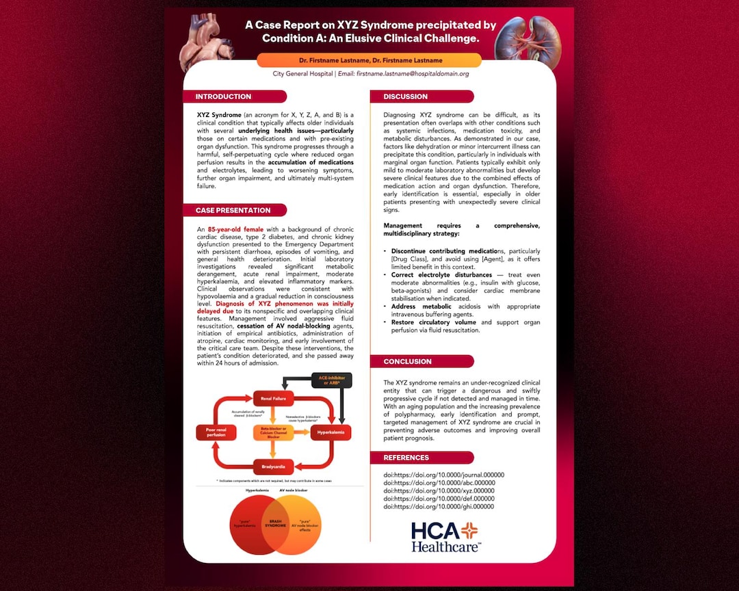 Research Poster Template Editable, A0 Portrait Editable Powerpoint ...
