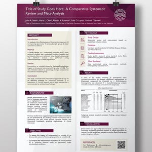 Research Poster Template, A0 Portrait Editable Powerpoint - Scientific ...