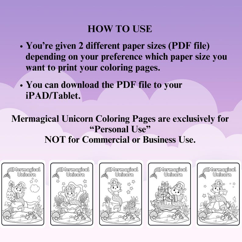 Mermagical Unicorn Coloring Pages | Unicorn Coloring Page Printable ...