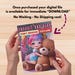 Snuggle and Bear Cozy Coloring Pages – Printable Digital Download for ...