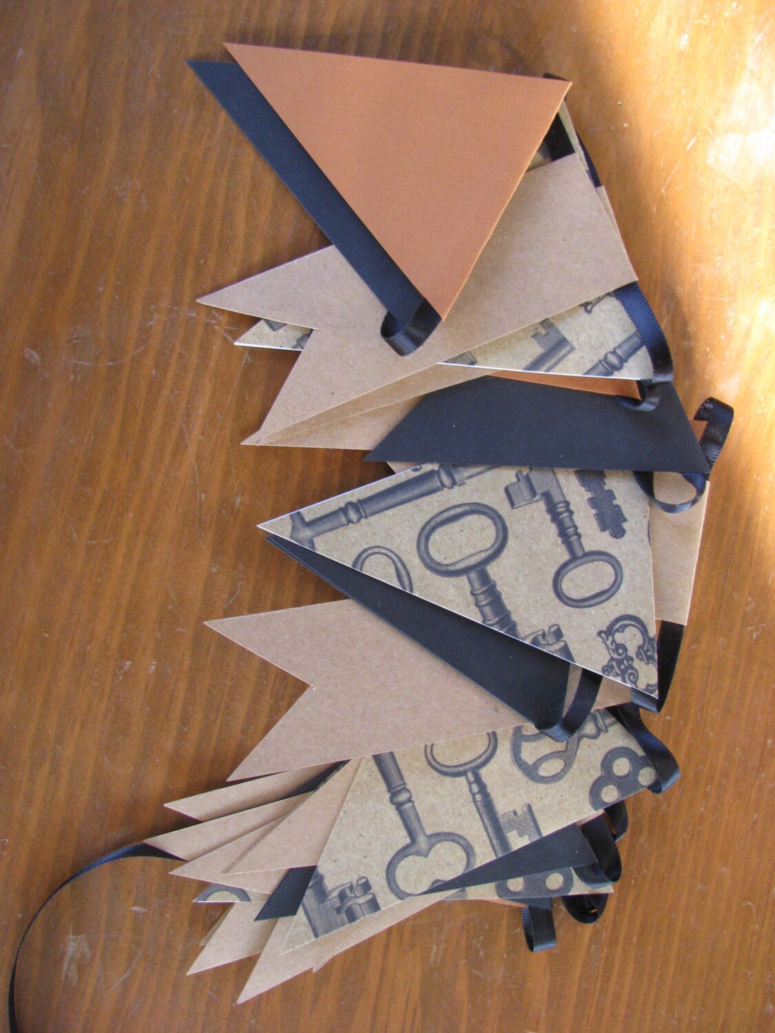 Vintage Key Banner Garland Party Decor Steampunk - Etsy