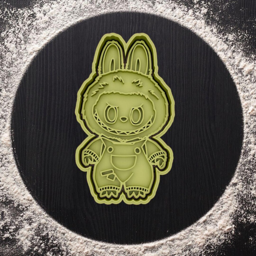 Labubu New Cookie Cutter 3D Printed Baking and Clay Tool Polymer Clay ...