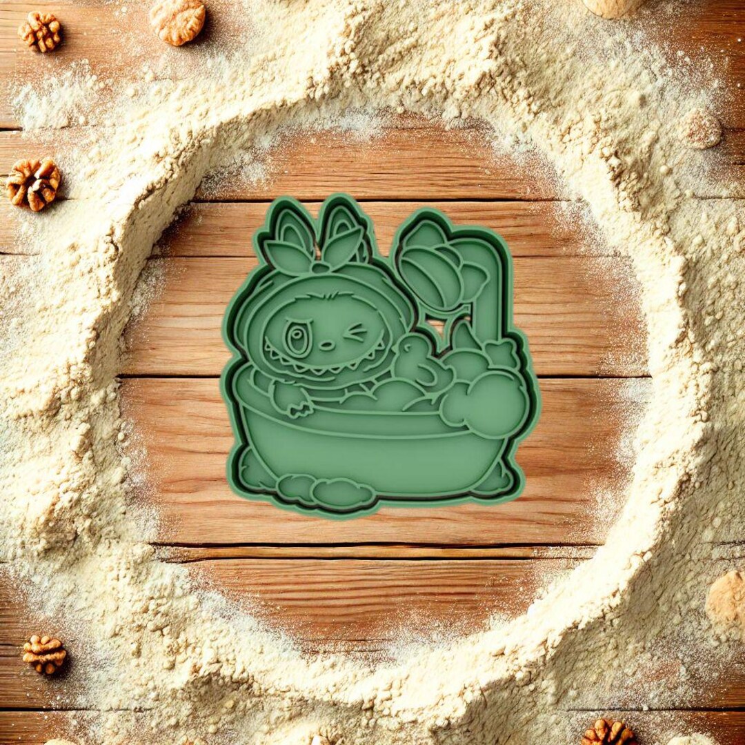 Simple Labubu Cookie Cutter 3D Printed Baking and Clay Tool Polymer ...
