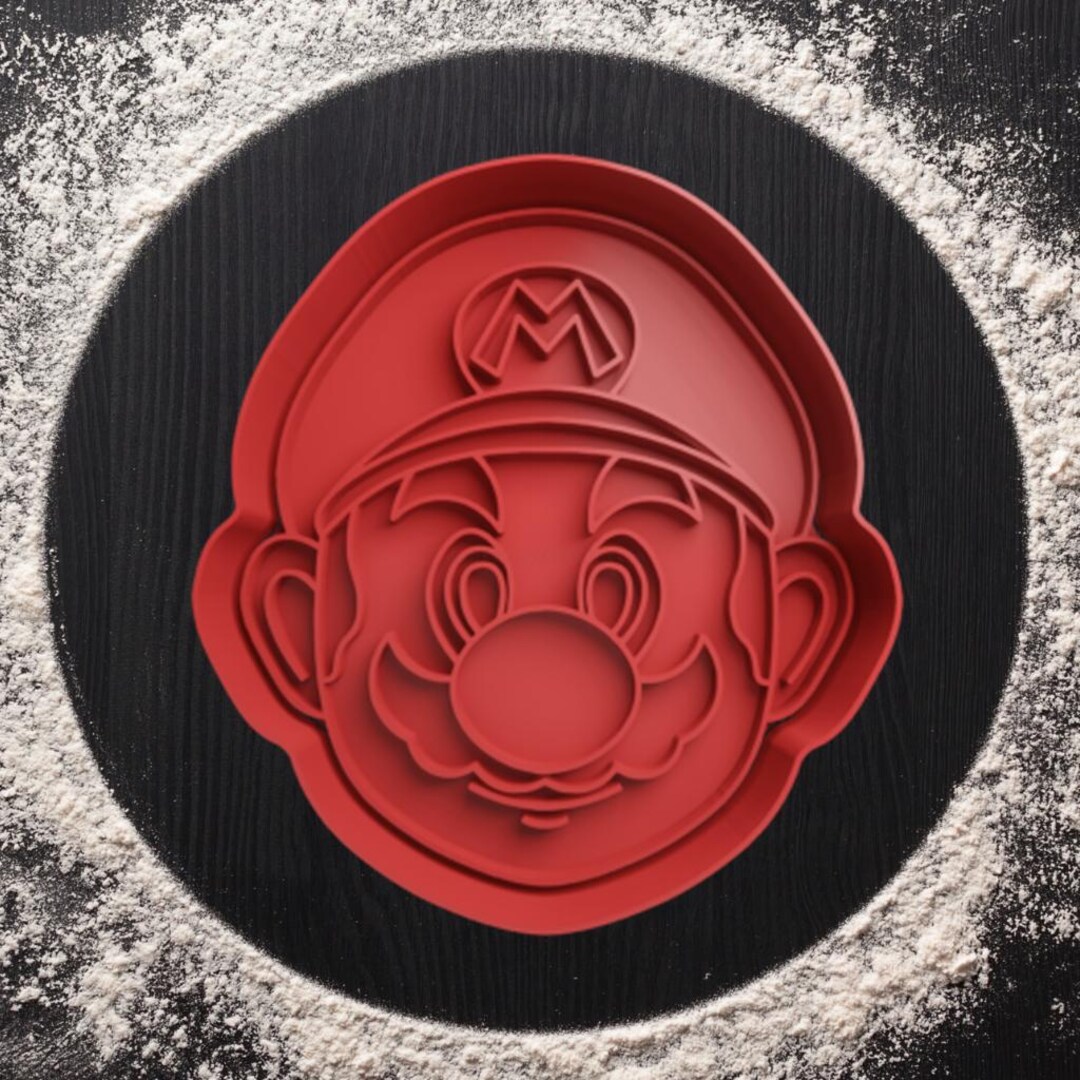 Mario Bros Cookie Cutter 3D Printed Baking and Clay Tool Polymer Clay ...