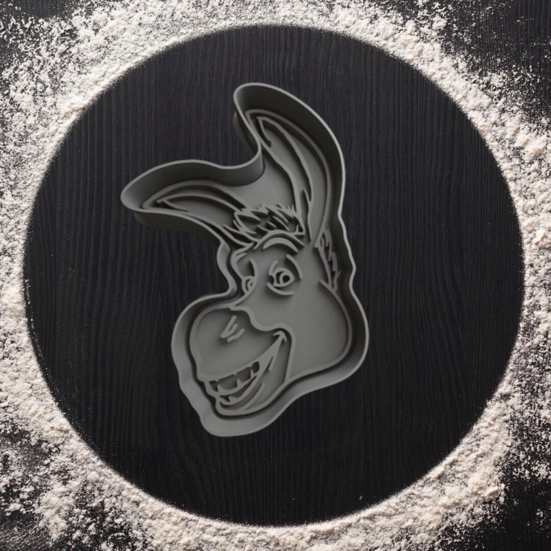 Donkey Cookie Cutter 3D Printed Baking and Clay Tool Polymer Clay ...