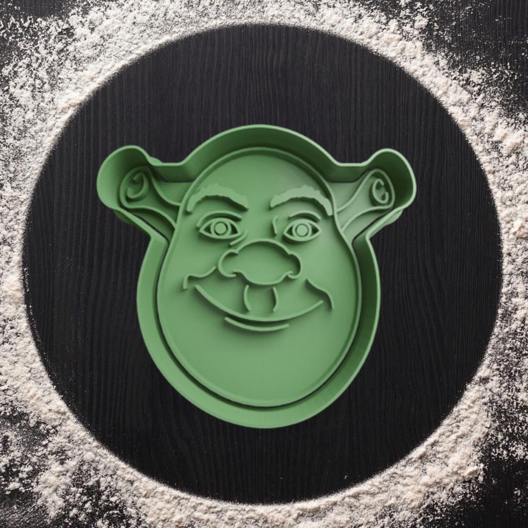 Shrek Cookie Cutter 3D Printed Baking and Clay Tool Polymer Clay ...