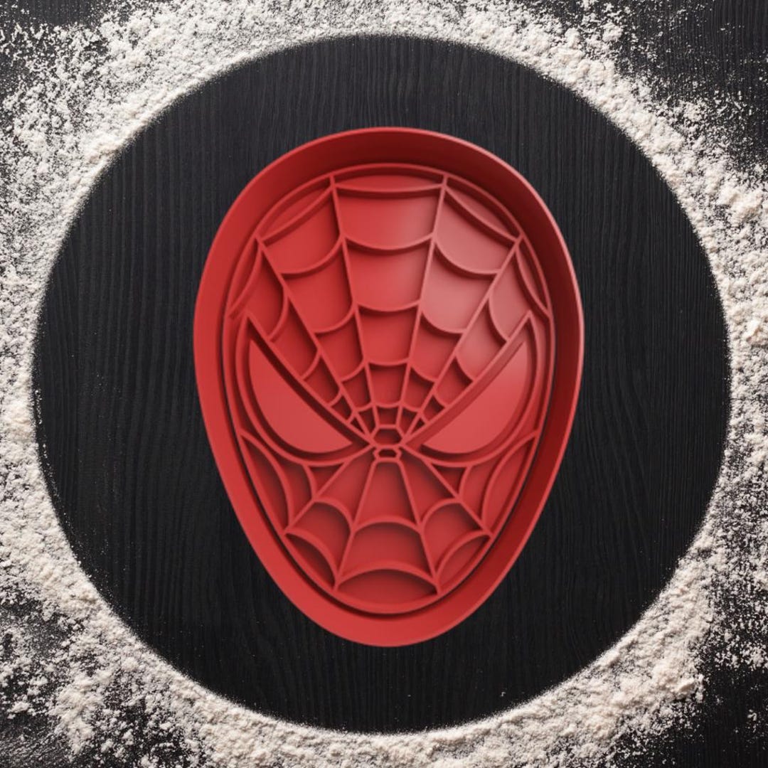 Spiderman Head Cookie Cutter 3D Printed Baking and Clay Tool Polymer ...