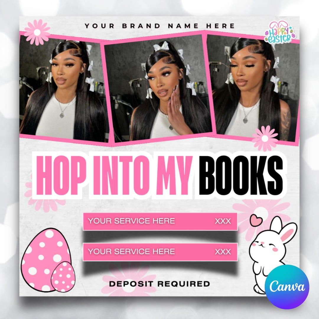 April Booking Flyer, April Beauty Specials, Spring Books Open, Spring ...