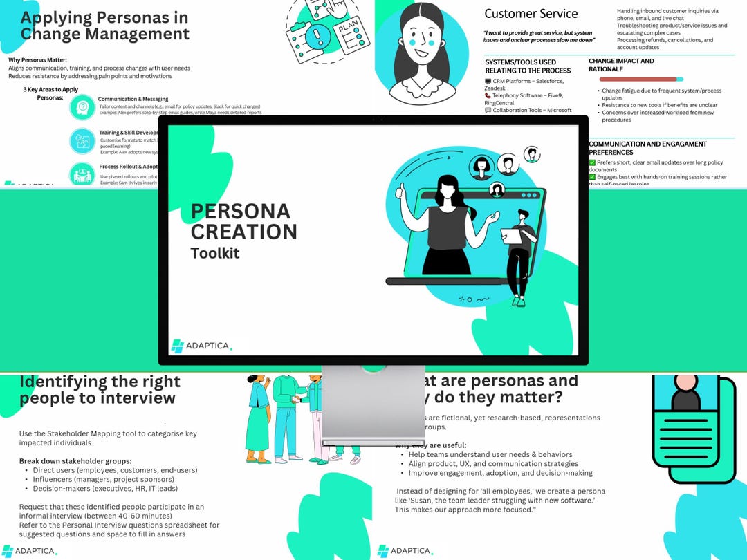 Persona Creation Toolkit – Interview Questions, Stakeholder Mapping ...