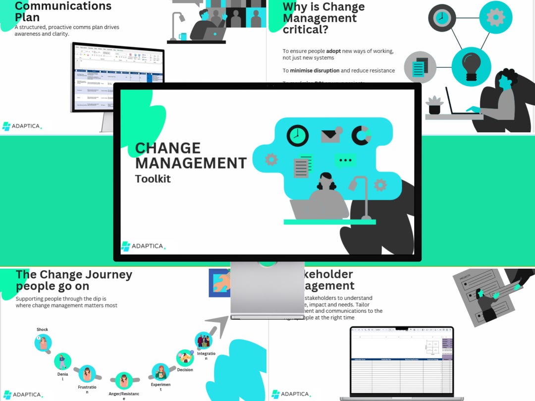 Change Management Toolkit | Editable Business Change Templates ...
