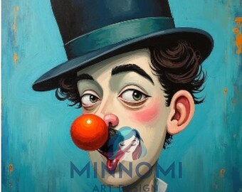 Audrey Hepburn Clown - Picasso Style Cubist Art - Abstract Portrait ...