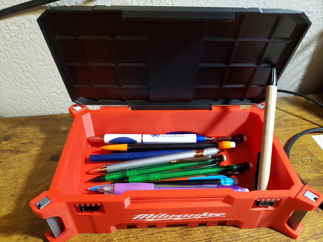 Milwaukee Packout Pencil Box/small Part Storage - Etsy