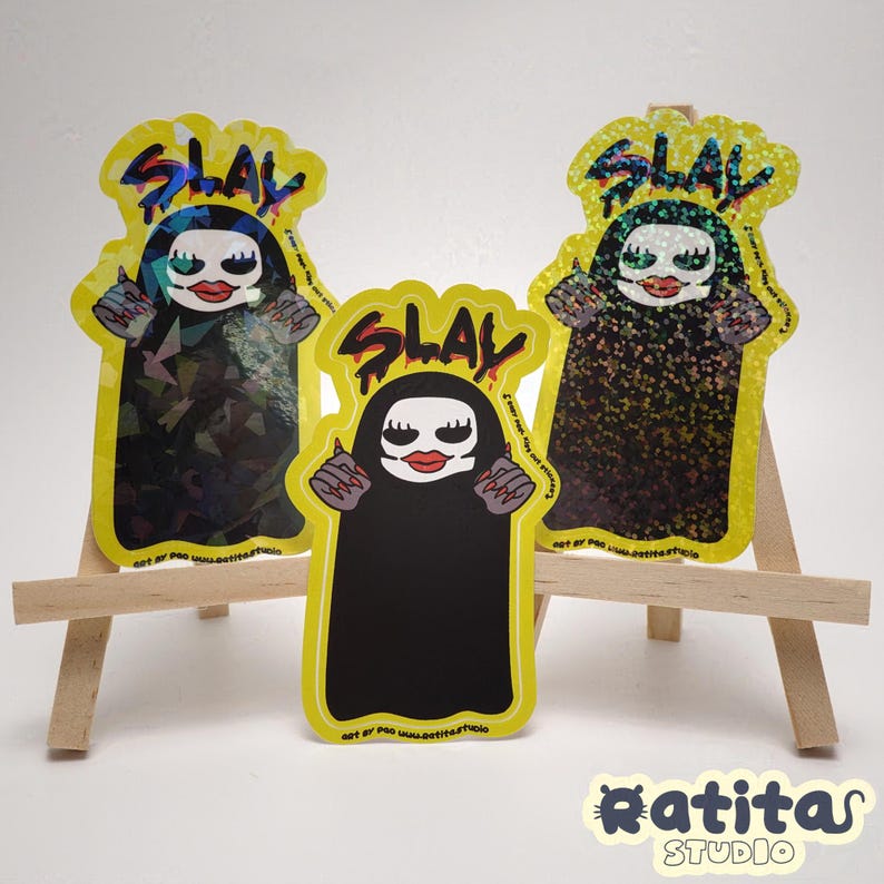 R.E.P.O. Robe Slay ~easy Peel Kiss Cut Sticker~ - Etsy