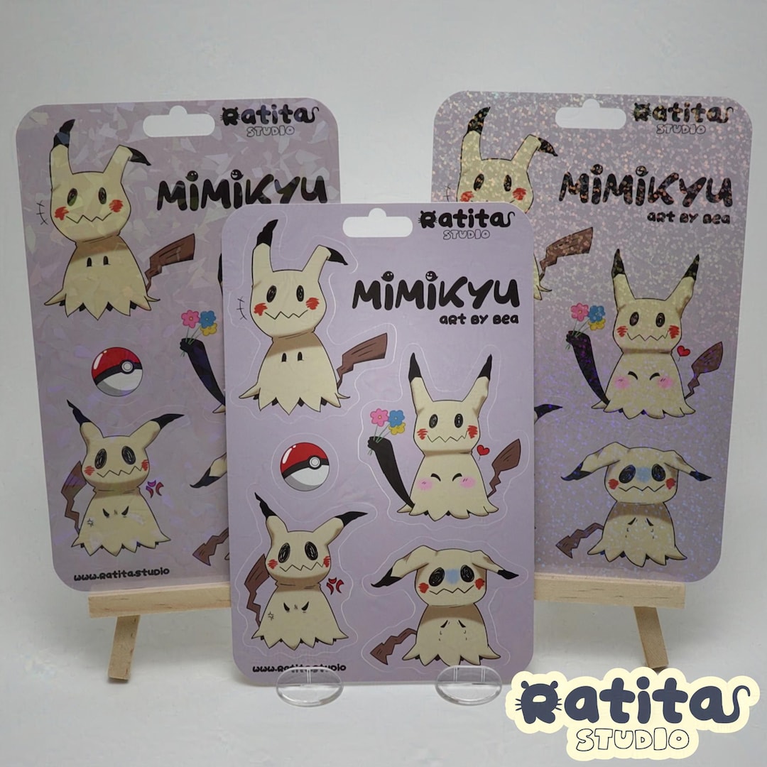 Pokemon: Mimikyu ~sticker Sheet~ - Etsy